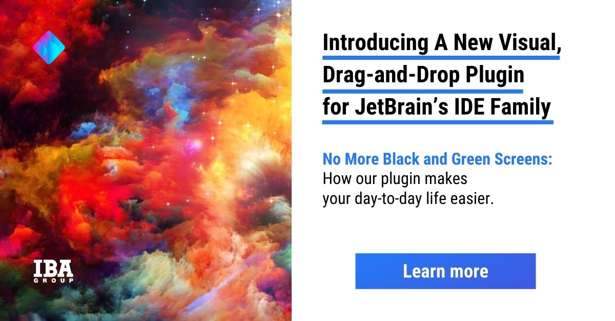 New Visual, Drag-and-Drop Plugin for JetBrain’s IDE Family — IBA Group