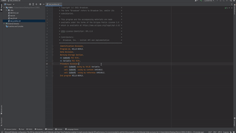 Empowering Modernization - the New Zowe™ COBOL Plugin for IntelliJ IDEA ...
