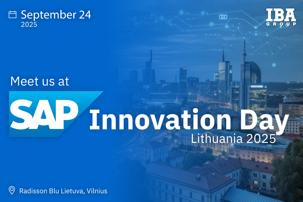 IBA Group to Present SAP Solutions at SAP Innovation Day Lithuania