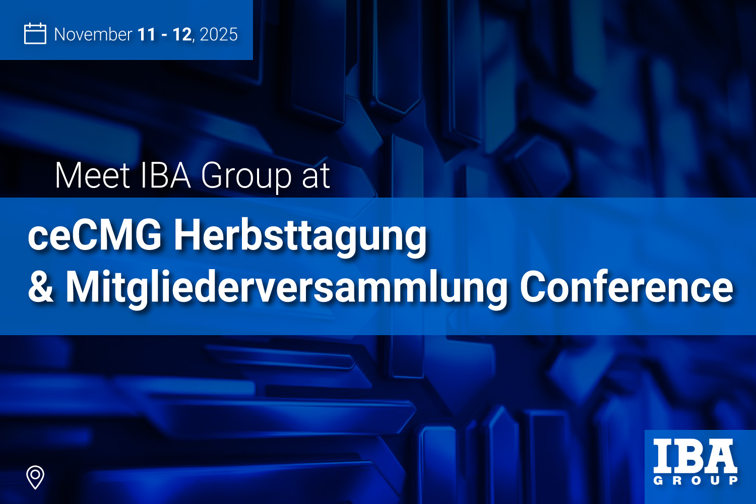 IBA Group to Participate in ceCMG Conference in Frankfurt